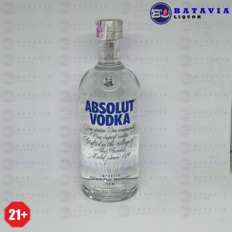 Jual Absolut Blue Vodka 750ml | Shopee Indonesia
