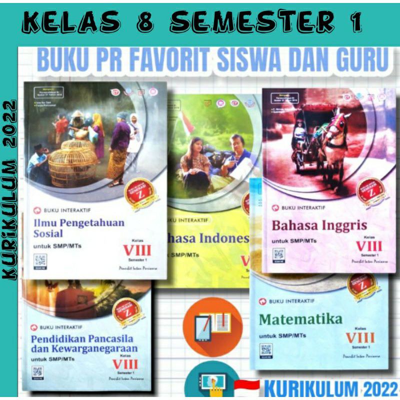 Jual BUKU KUNCI JAWABAN PR INTERAKTIF KELAS VIII,8 SMP SEMESTER 1 TAHUN 2022 INTAN PARIWARA ...