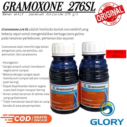 Jual Herbisida Sistemik Gramoxone 276SL 250ML Atau Obat Multifungsi ...