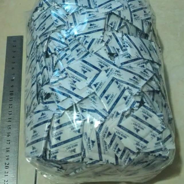 Jual Silica gel oxyfree sachet plastik makanan kemasan 1 kg - oxy, 5 ...