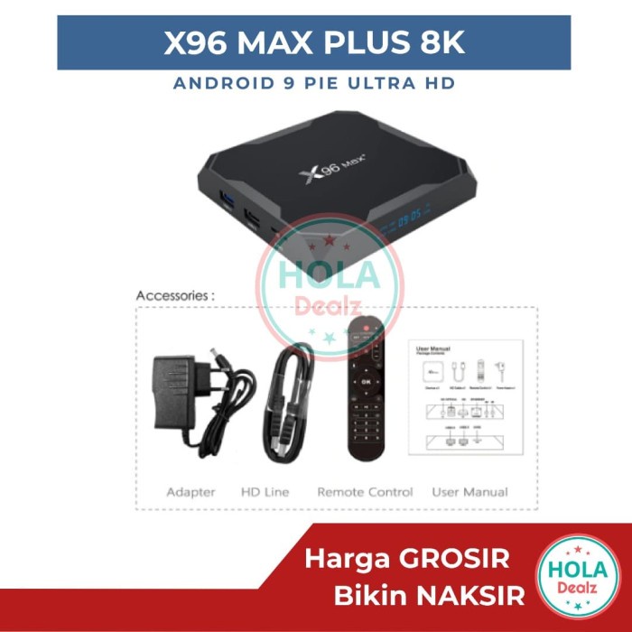 Jual Produk Terbaru X96 Max Plus Pro Smart Android Tv Box 2Gb 16Gb 4K ...