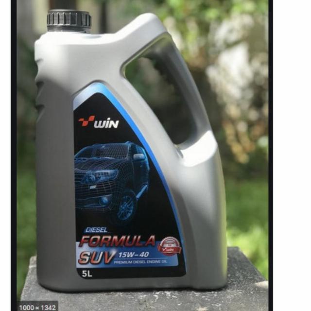 Jual Oli Mesin Win Diesel Formula SUV SAE 15W40 Api CF-4 (5 Liter ...