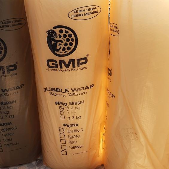 Jual Bubble Wrap Ekonomis GMP 125 cm x 50 m - GMP 2.4 BENING | Shopee ...