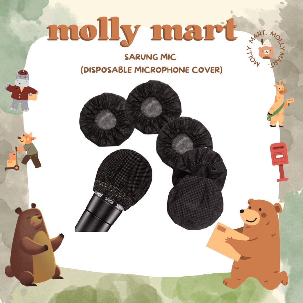 Jual SARUNG MIC isi 20pcs (DISPOSABLE MICROPHONE COVER) | Aksesoris ...