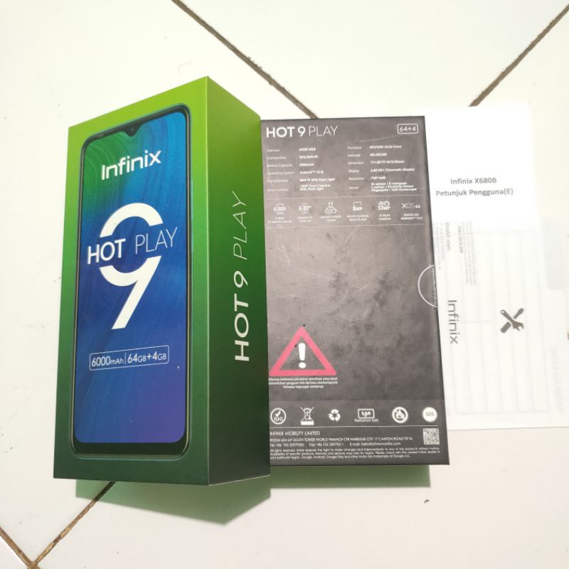 Jual Dus Box Infinix Hot 9 Play Original Copotan | Shopee Indonesia