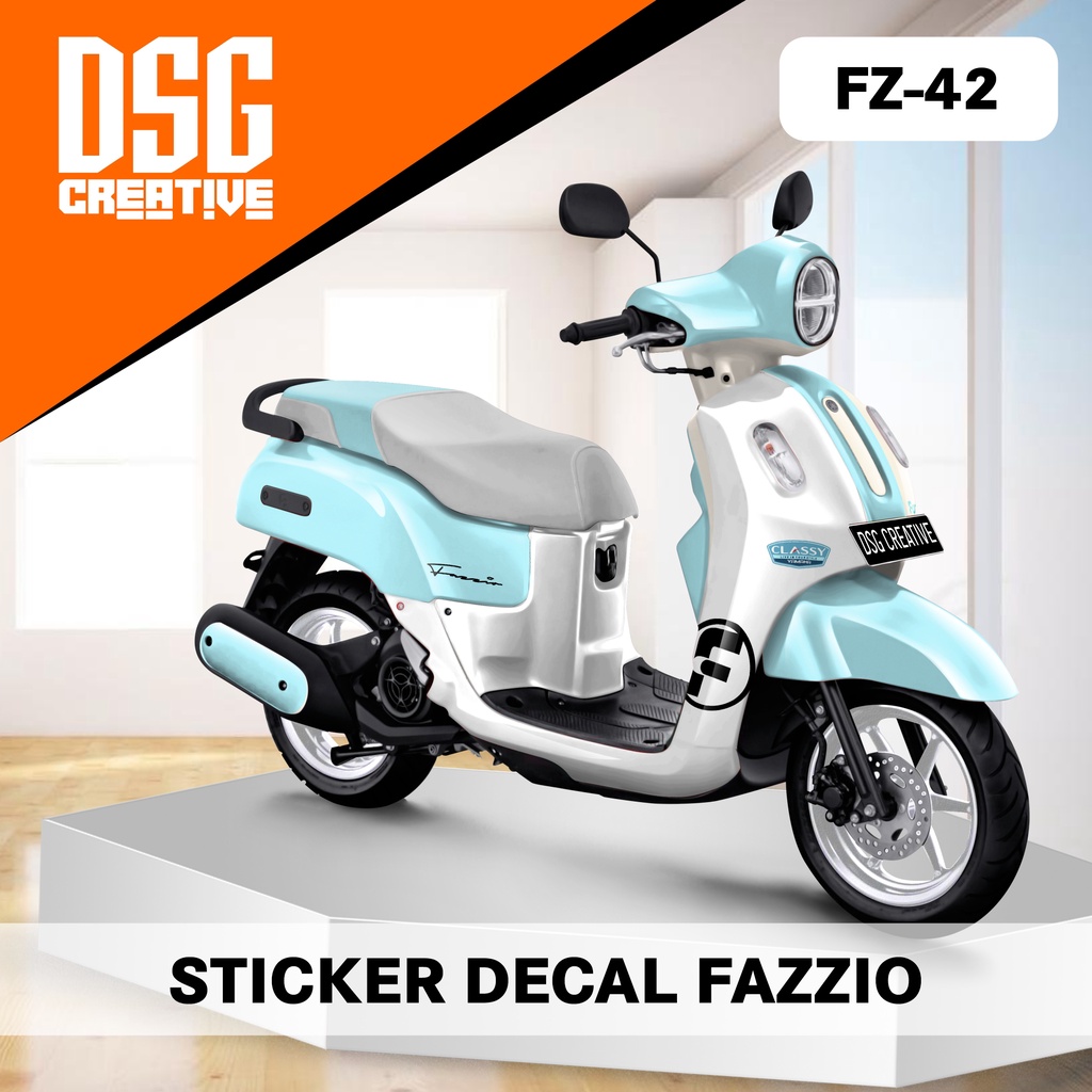 Jual STICKER DECAL - YAMAHA FAZZIO FULL BODY KODE FZ42 | Shopee Indonesia