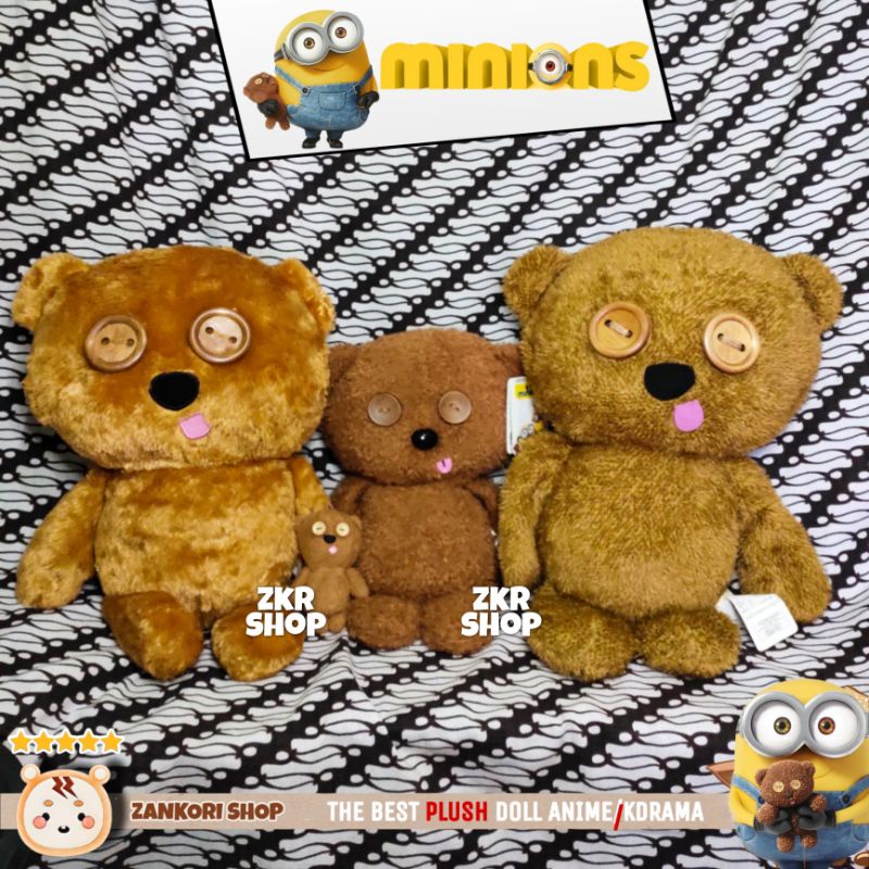 Jual RARE ITEM!!! BONEKA TEDDY TIM MINION ORIGINAL (DESPICABLE ME ...