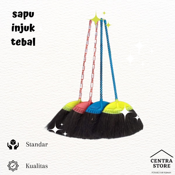 Jual Sapu Lantai Injuk /Alat Kebersihan Gagang | Shopee Indonesia