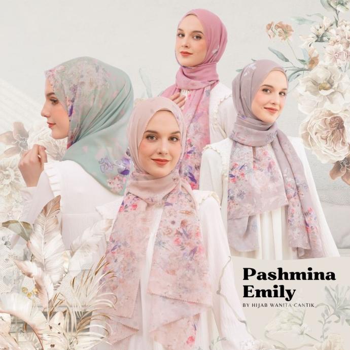 Jual Hijabwanitacantik - Pashmina Emily Series | Hijab printing premium | Shopee Indonesia