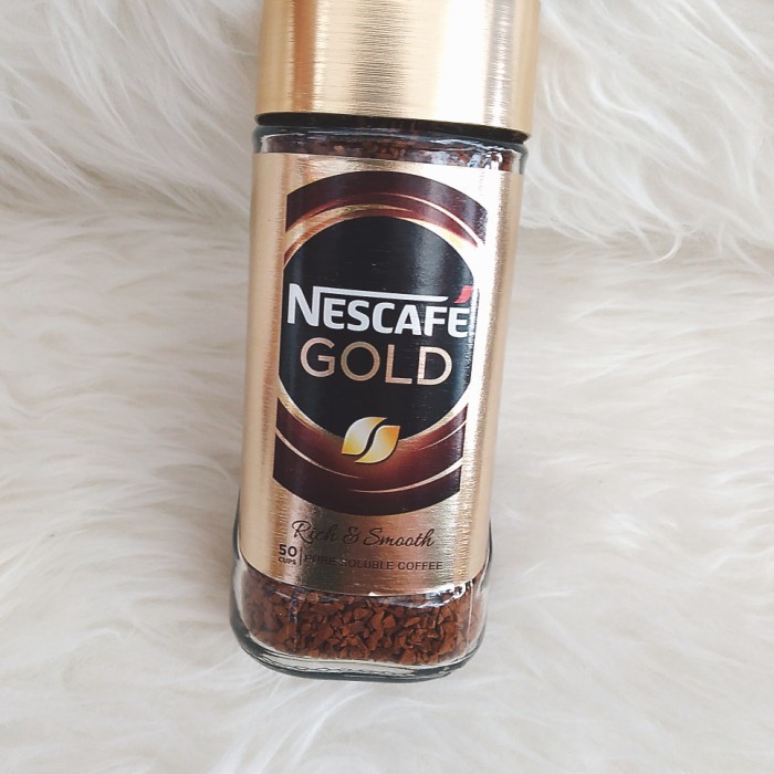 Jual NESCAFE GOLD INSTANT ARABICA GROUND COFFEE - RICH & SMOOTH 50GR ...