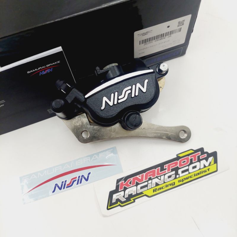 Jual KALIPER NISSIN SAMURAI 2P BLACK HONDA BEAT 220MM | Shopee Indonesia