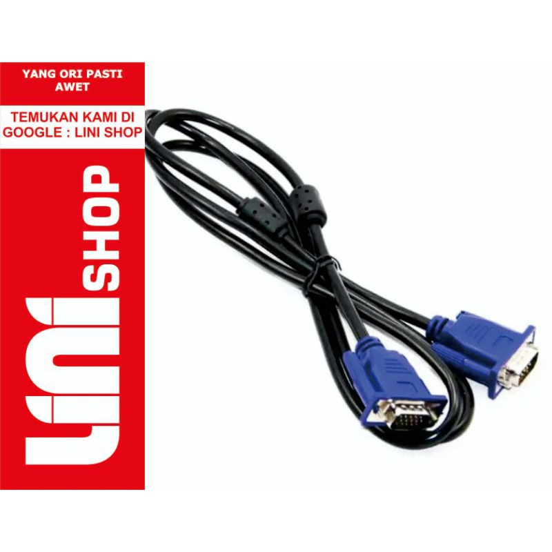 Jual Kabel VGA 1,5M Standar Good Kabel Monitor Quality good | Shopee Indonesia