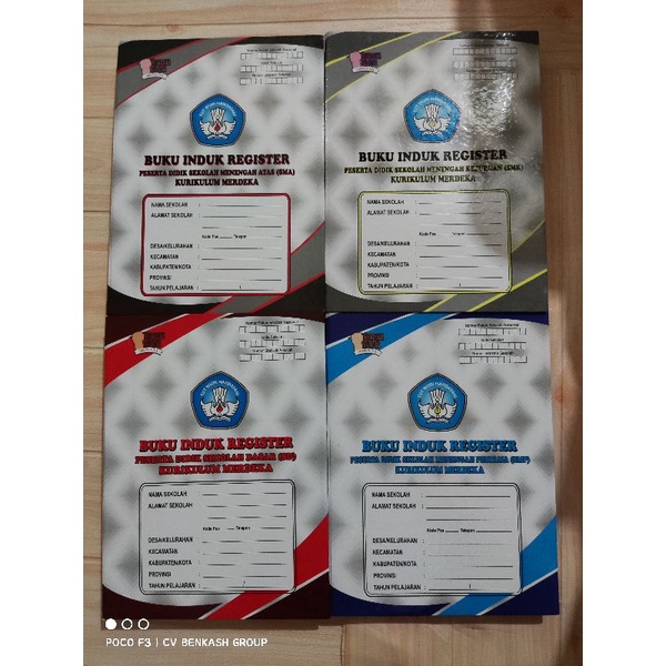 Jual BUKU INDUK REGISTER SISWA SD SMP SMA SMK KURIKULUM MERDEKA EDISI TERBARU | Shopee Indonesia