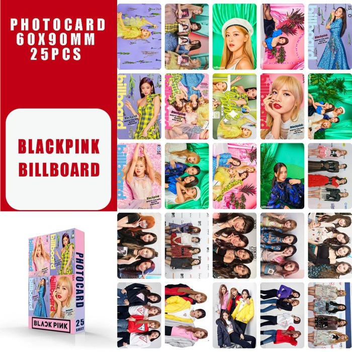 Jual KPOP PHOTOCARD BLACKPINK FULL MEMBER KPOP ISI 25 PCS (BILLBOARD ...