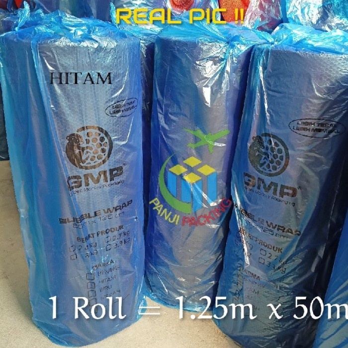 Jual Bubble Wrap Gmp Hitam 1 Roll Bubblewrap Panji Packing Bandung ...