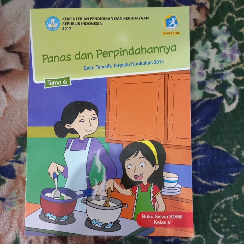Jual Original Buku Tematik Terpadu Kelas 5 Sd Tema 6 Panas Dan
