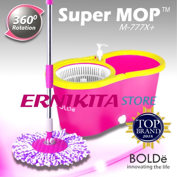 Jual Alat Pel Super MOP BOLDe M-777X PLUS(+) - Botol Sabun + Drainase ...