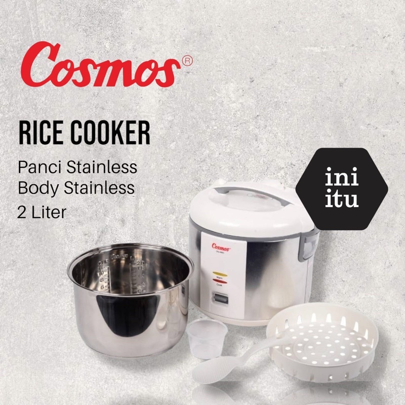 Jual [ Cosmos ] Rice Cooker / Magic Com Cosmos CRJ 9303 / 9308 - Panci ...
