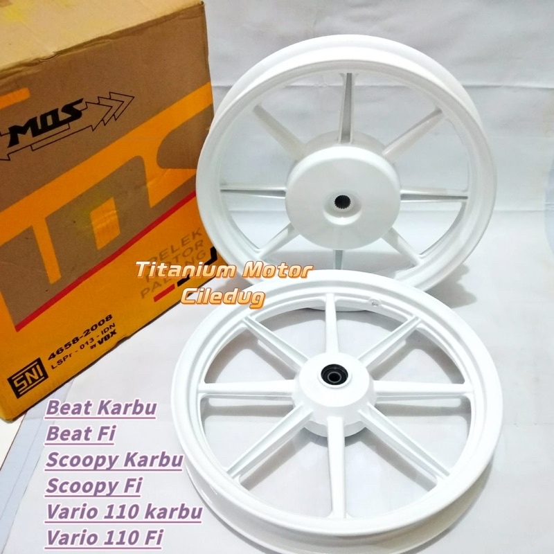 Jual Velg Palang 8 Mos Vario 110 Beat Fi Scoopy Fi Beat Karbu Scoopy ...