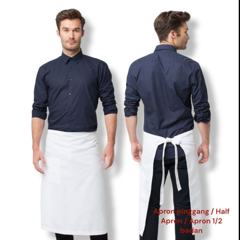 Jual Celemek setengah badan Half Apron Apron Pinggang Waist | Shopee ...