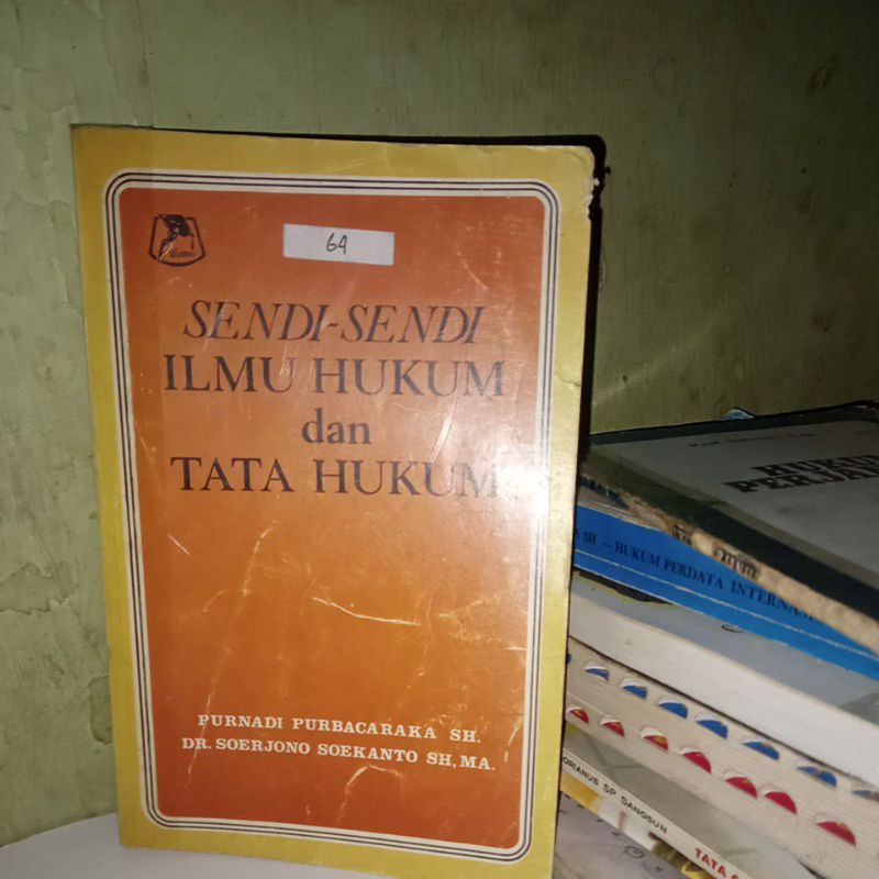 Jual buku Sendi-Sendi Ilmu Hukum dan Tata Hukum karangan Purnadi ...