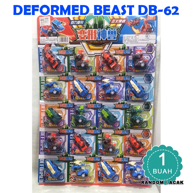 Jual Mainan Robot transformasi Mobil Dinosaurus - SATUAN - Deformed ...
