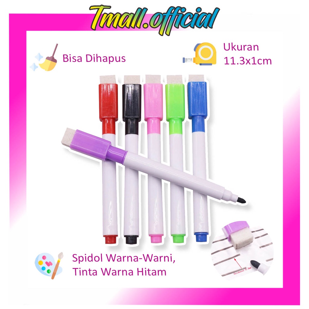 Jual TMALL S001 SPIDOL BAN SPIDOL WHITEBOARD SPIDOL WARNA SPIDOL PAPAN ...