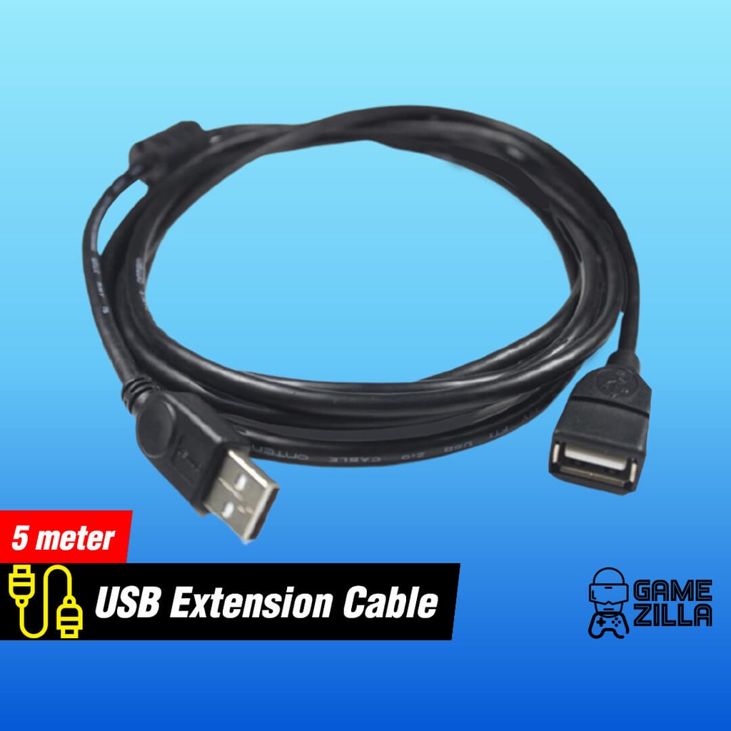 Jual Kabel USB Male to Female 5M Sambungan 5 Meter Cable Extension USB ...