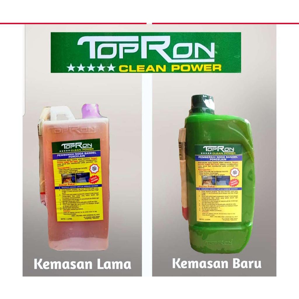 Jual Topron Clean Power Original 100% Pembersih Kerak Kamar Mandi ...