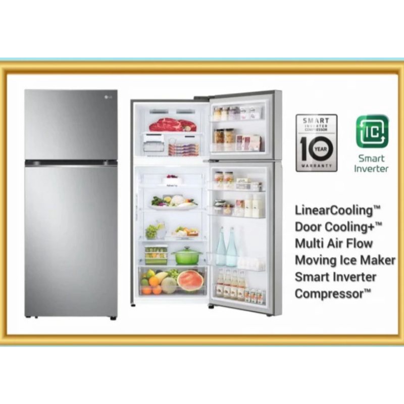Jual KULKAS 2 PINTU LG GNB392PLGB KULKAS 2 PINTU BESAR LG GNB392 GN ...