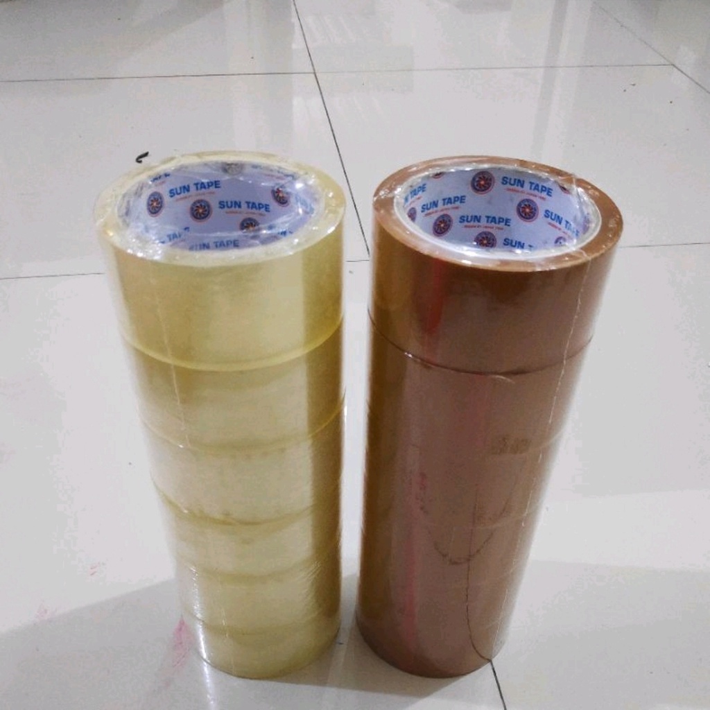 Jual Lakban Bening / Coklat - Solasi - Tape - Pelekat Plastik | Shopee Indonesia