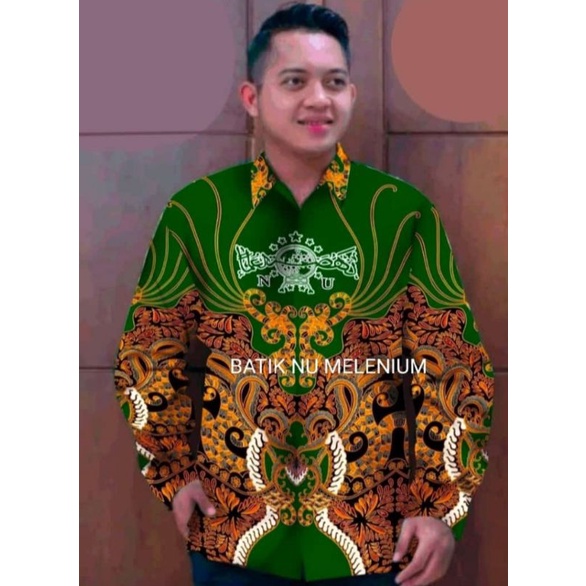 Jual BSWART Ansor Seragam NU Satu Abad Baju Batik NU Milenium Batik ...