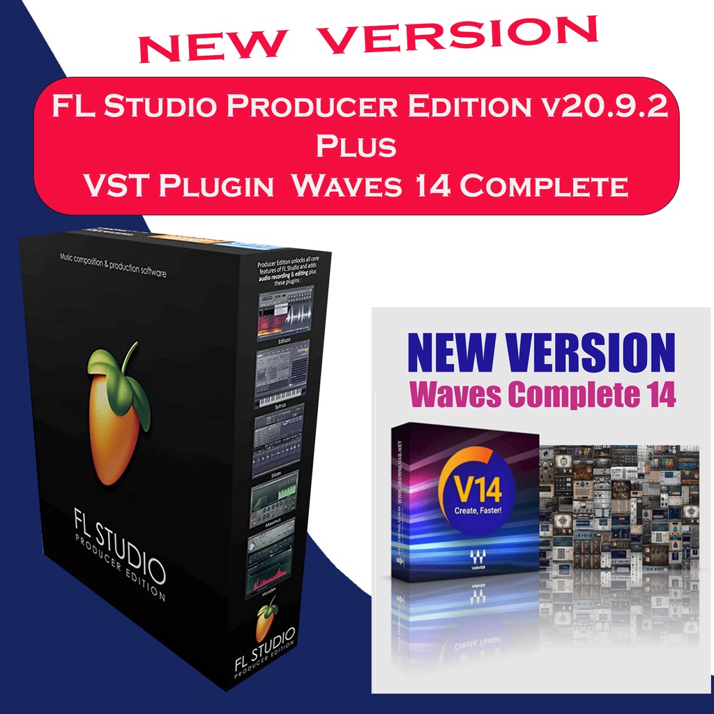 Jual (New Version} FL STUDIO 20.9.3 Plus Vst Plugin | Shopee Indonesia