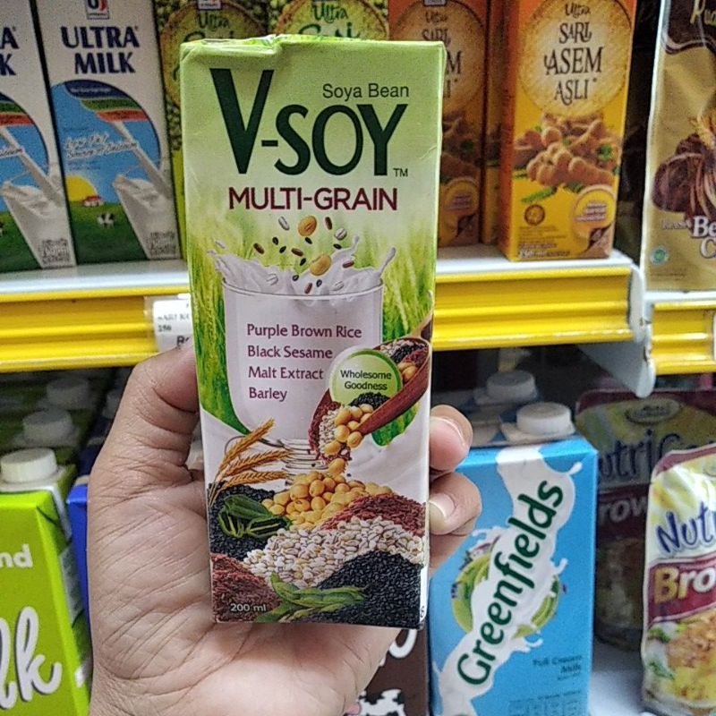 Jual v-soy UHT multi grain 200ml | Shopee Indonesia