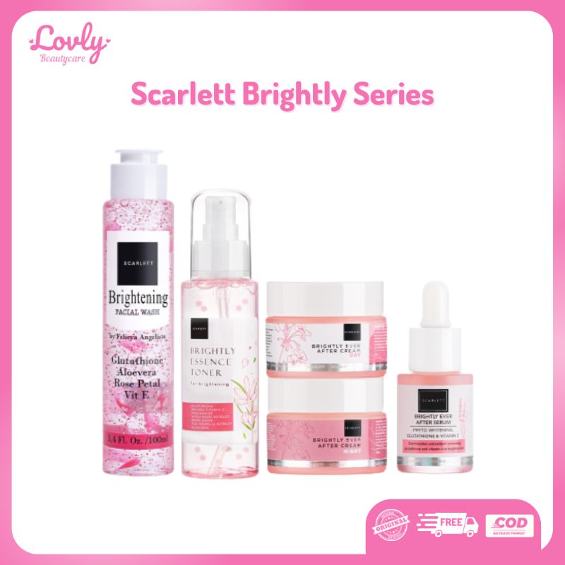 Jual SCARLETT PAKET BRIGHTLY (4 ITEM & 5 ITEM) | Shopee Indonesia