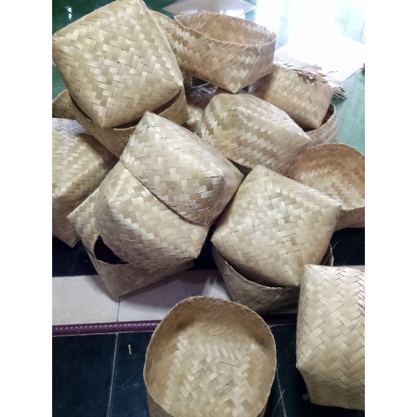 Jual BESEK BAMBU UKURAN 25x25 24x24 23x23/ BESEK WALET/ ANYAMAN BAMBU ...