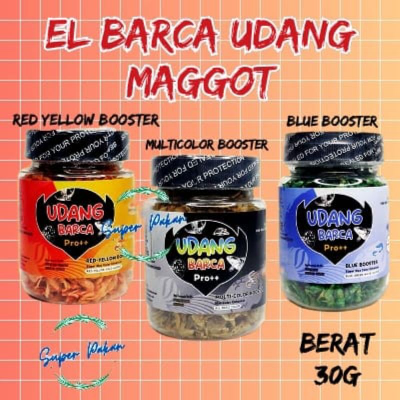 Jual free stiker random / acak udang el barca pro ++ 30 gram ( super ...