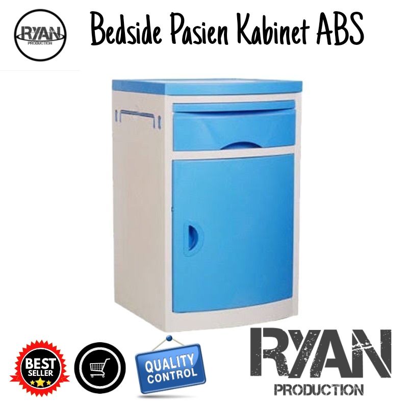 Jual Bed Side / Lemari Ranjang Pasien Cabinet ABS Berkualitas | Shopee ...