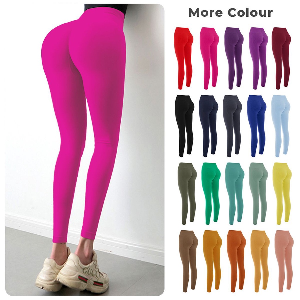 Jual LEGGING BOOTY DOREMI L4 CELANA PANJANG OLAHRAGA WANITA PEACHY ...