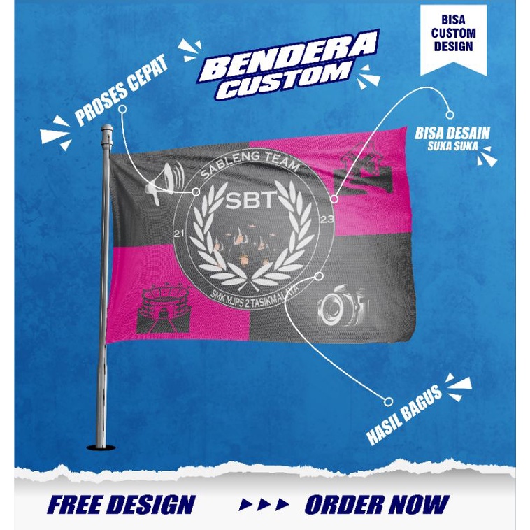 Jual Cetak Bendera Custom Printing/Bendera Comunitas/ Organisasi ... Jual Cetak Bendera Custom Printing/Bendera Comunitas/ Organisasi ...