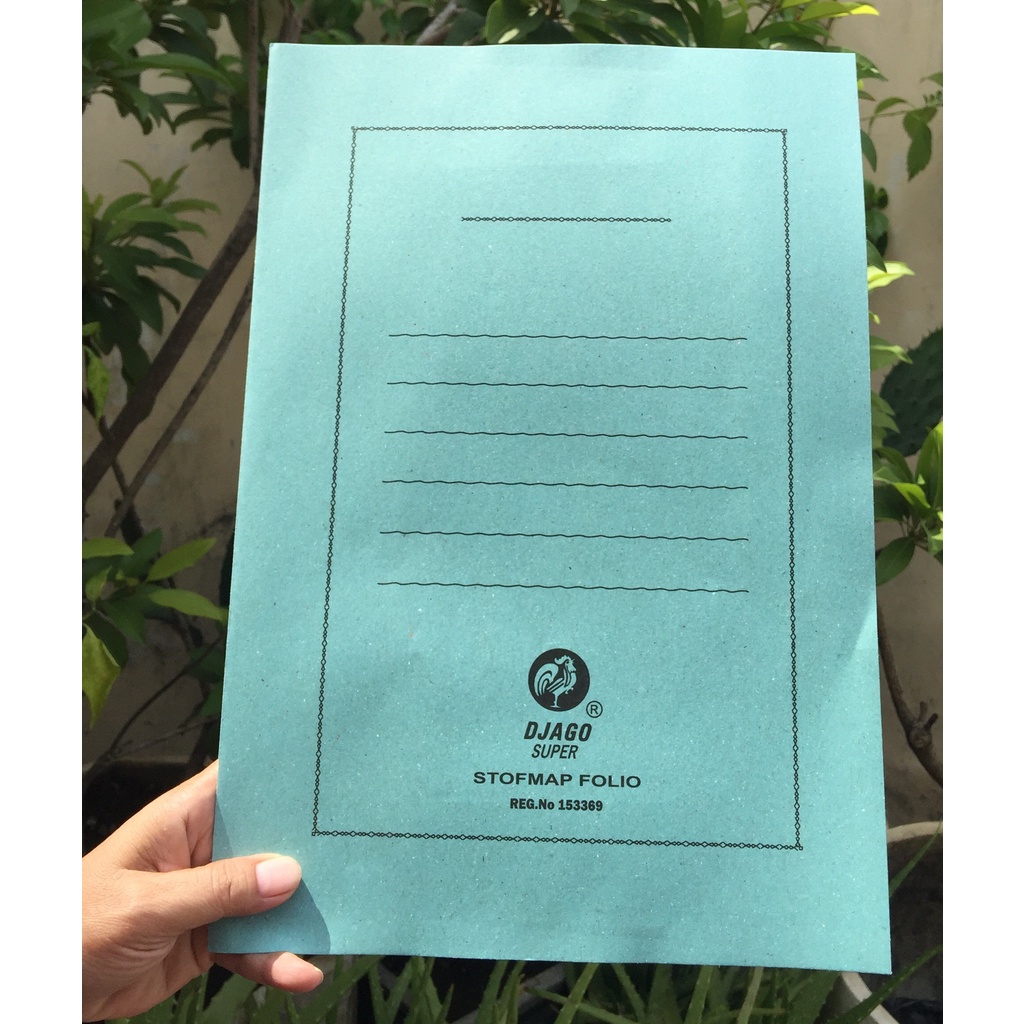Jual Stopmap Kertas Folio DJAGO (1 Pak Isi 50 Lembar) / Map Kertas ...