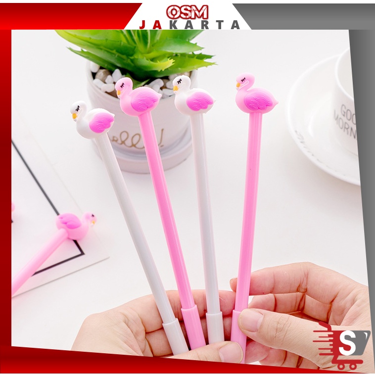 Jual OSM JKT S5616 Pena Karakter Flaminggo / Pulpen Angsa Gel Cair ... Jual OSM JKT S5616 Pena Karakter Flaminggo / Pulpen Angsa Gel Cair ...