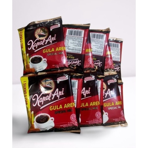 Jual kopi kapal api mix gula aren [10 sachet x 23g] | Shopee Indonesia