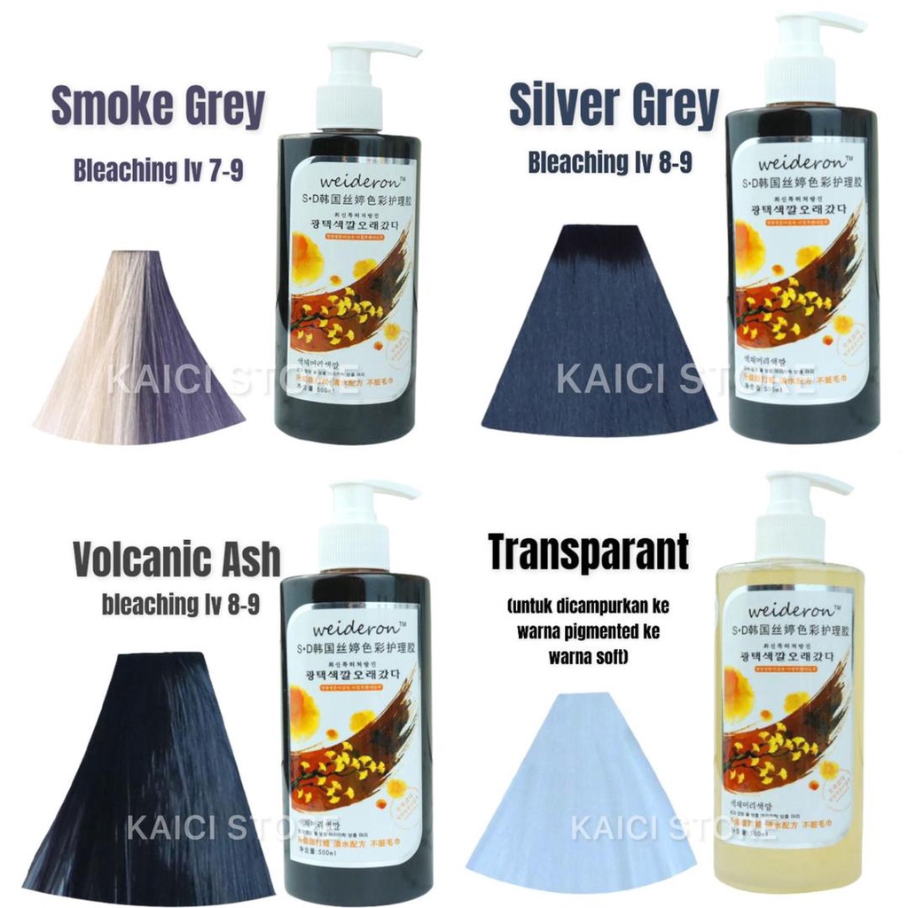Jual WEIDERON WATER INTENSE COLOUR / Shampoo Purple / Shampoo Silver ...