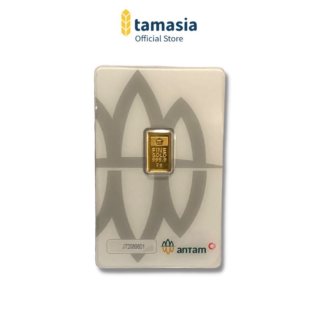 Jual Logam Mulia Antam Emas 2 Gram Tamasia - Logam Mulia Emas 24K ...