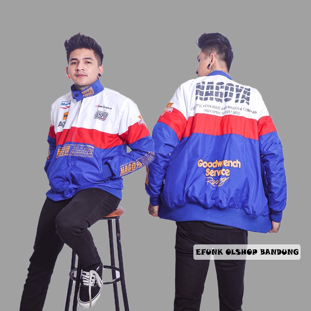 Jual JAKET NASCAR NAGOYA PRIA / JAKET RACING PRIA | Shopee Indonesia