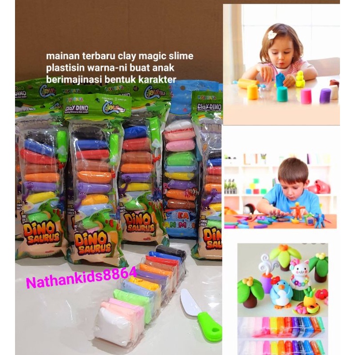 Jual Mainan kreatif anak Clay Polymer Warna Warni | Shopee Indonesia