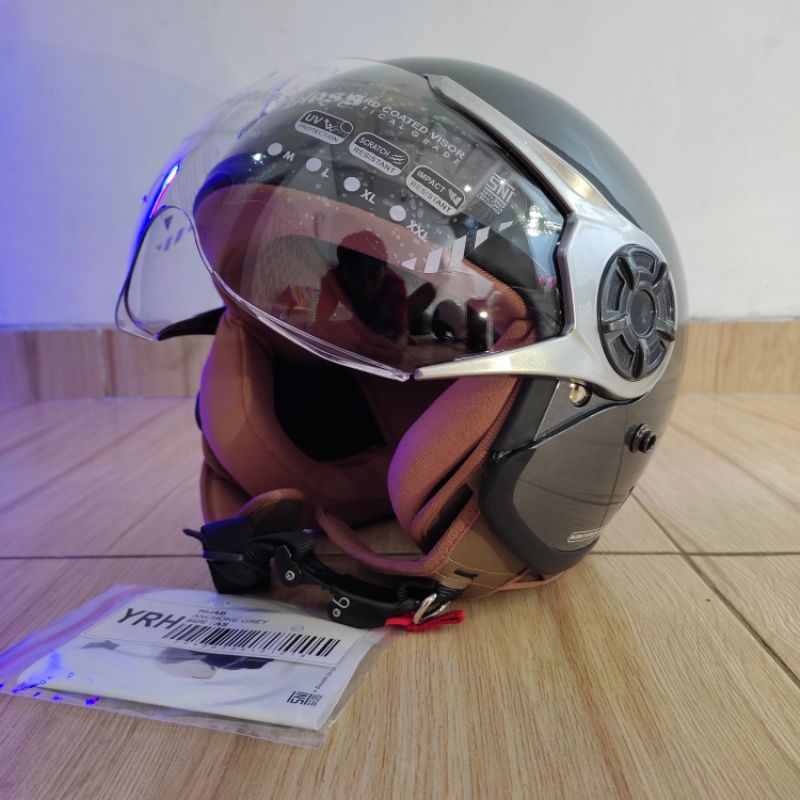 Jual Helm CARGLOSS YRH Hijab[ AVORIO/KREM ]Half Face All Size All Warna ...