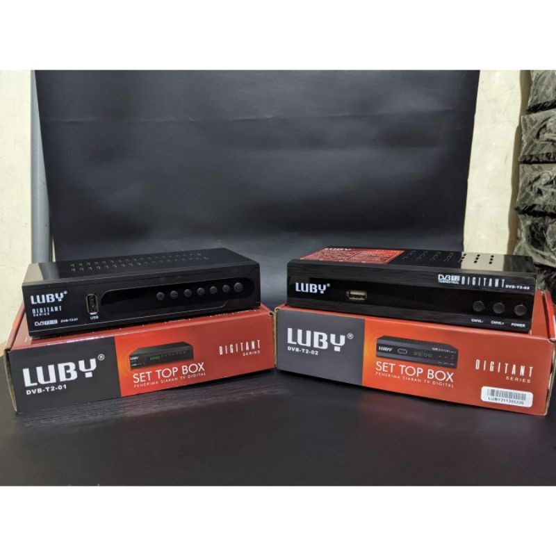 Jual SETOP BOX MERK LUBY PENERIMA SIARAN DIGITAL DVB T2 Mpeg - 4h 264 ...