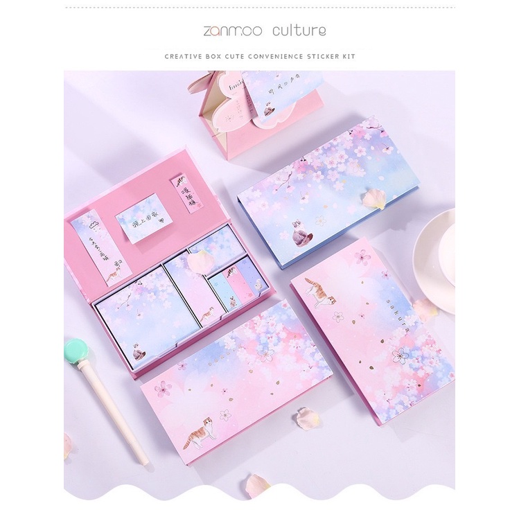 Jual LKM270 Set Sticky Notes / Stik Marker / Memo Note / Post It Note ...